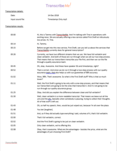 Transcription Services - Starting at $0.79 per minute | TranscribeMe!